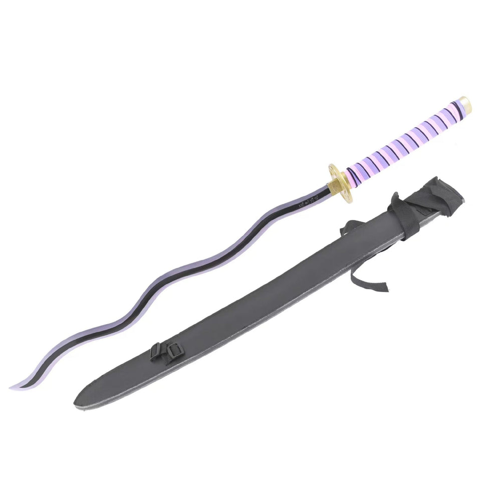 Demon Slayer Sword Iguro Obanai Nichirin Wooden Sword With Sheath ...